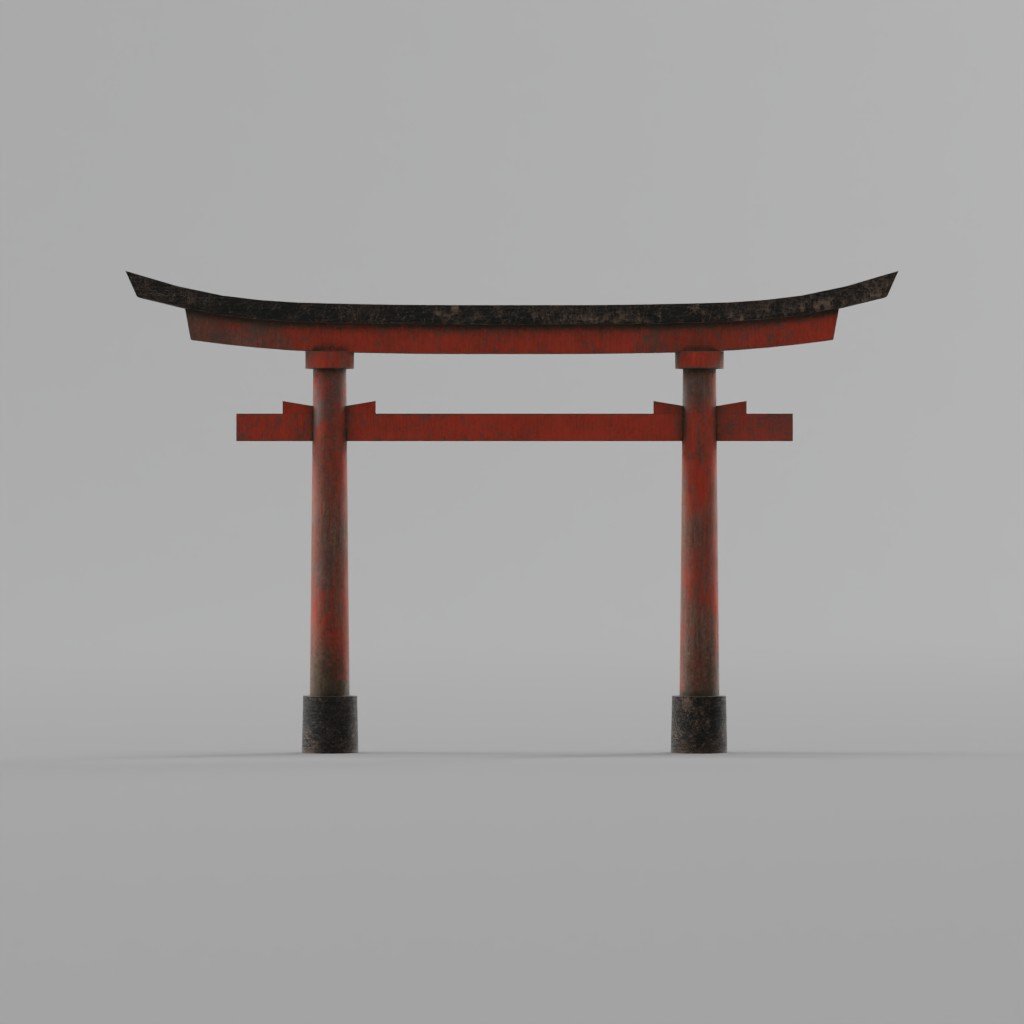 Torii Gate | FREE Exterior Elements models | BlenderKit