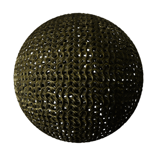 Texture Stylized Chain | FREE metal materials | BlenderKit
