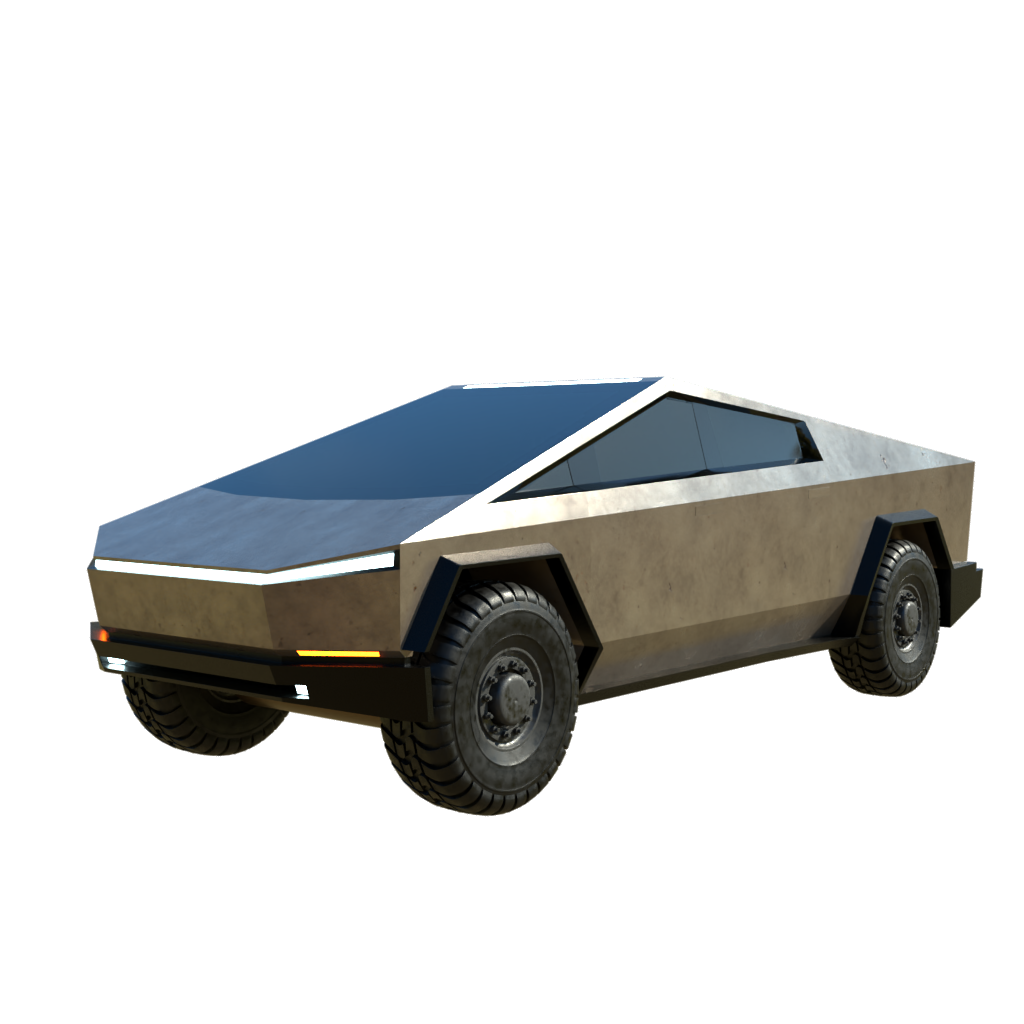 Tesla Cybertruck | FREE 3D Van models | BlenderKit