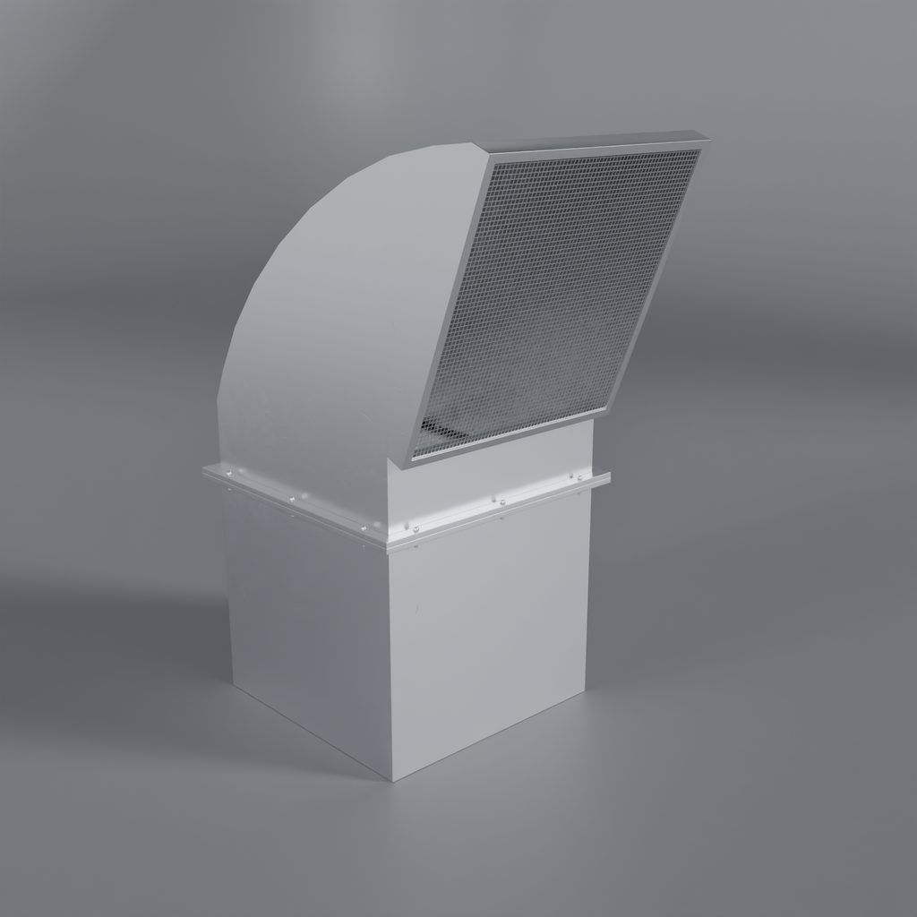 Air Duct Vent | Industrial models | BlenderKit
