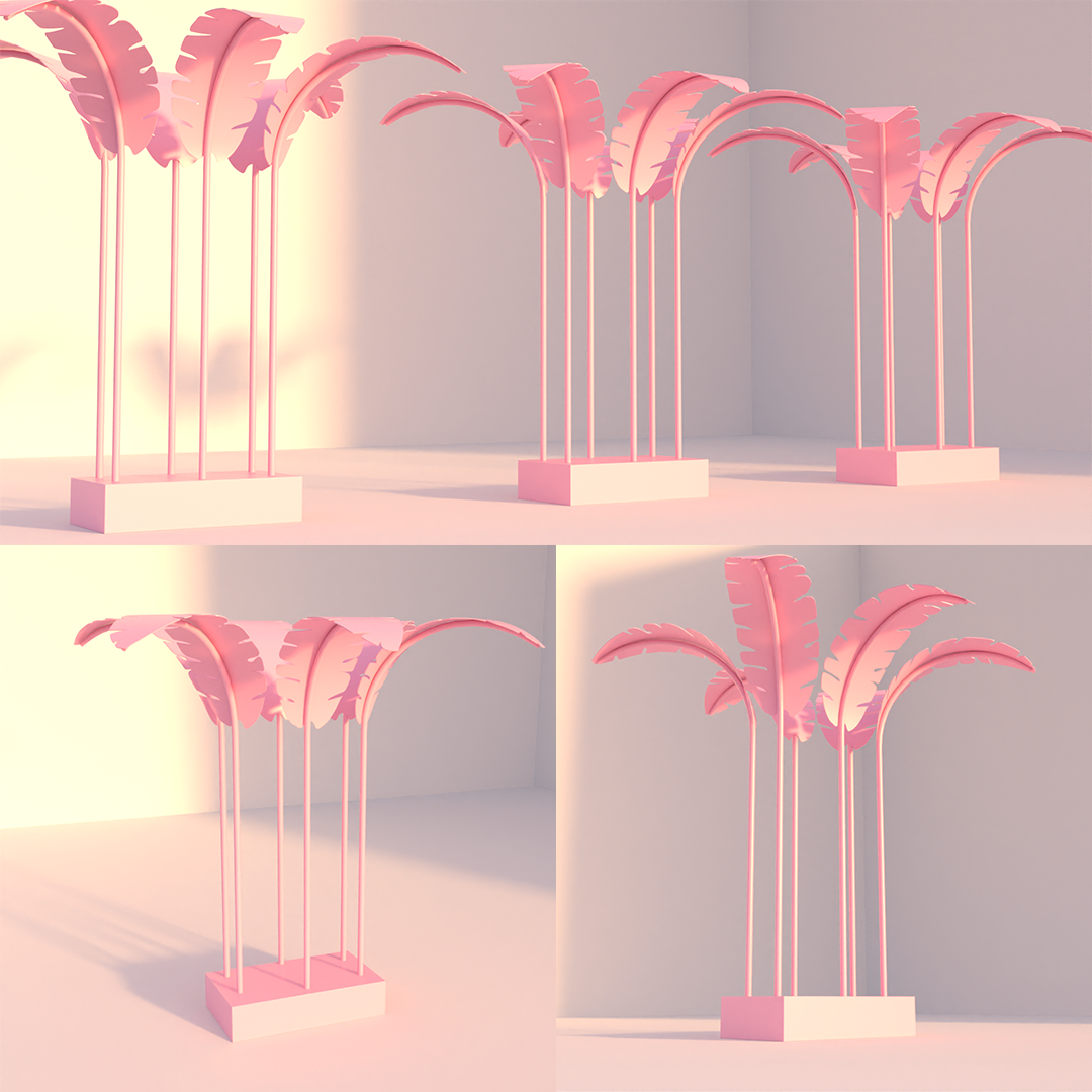 Wedding decoration pillars | FREE Decoration Sets models | BlenderKit