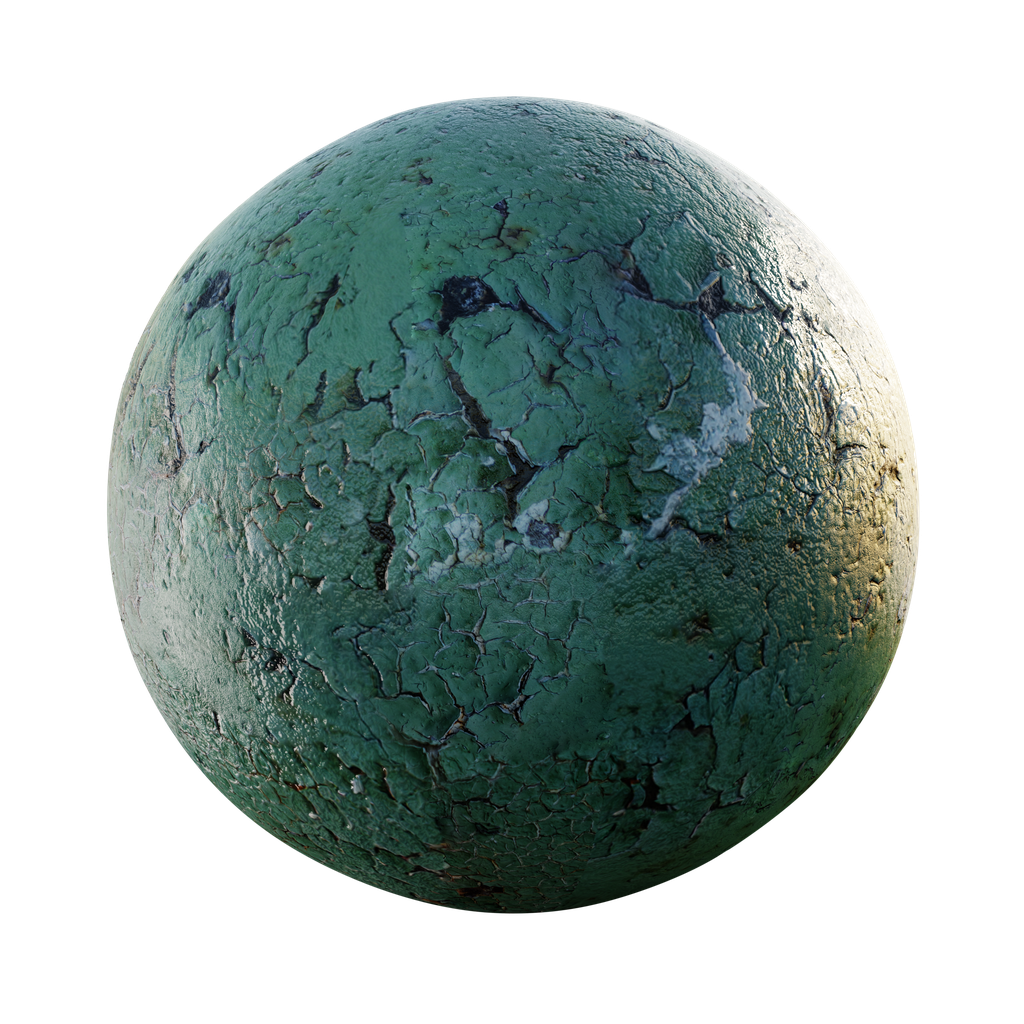 Old green rusty metal | FREE rust materials | BlenderKit