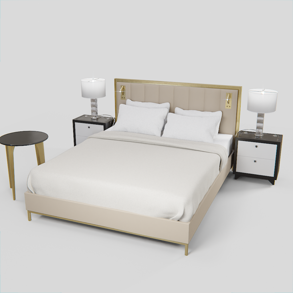 PT BedSet | Beds models | BlenderKit
