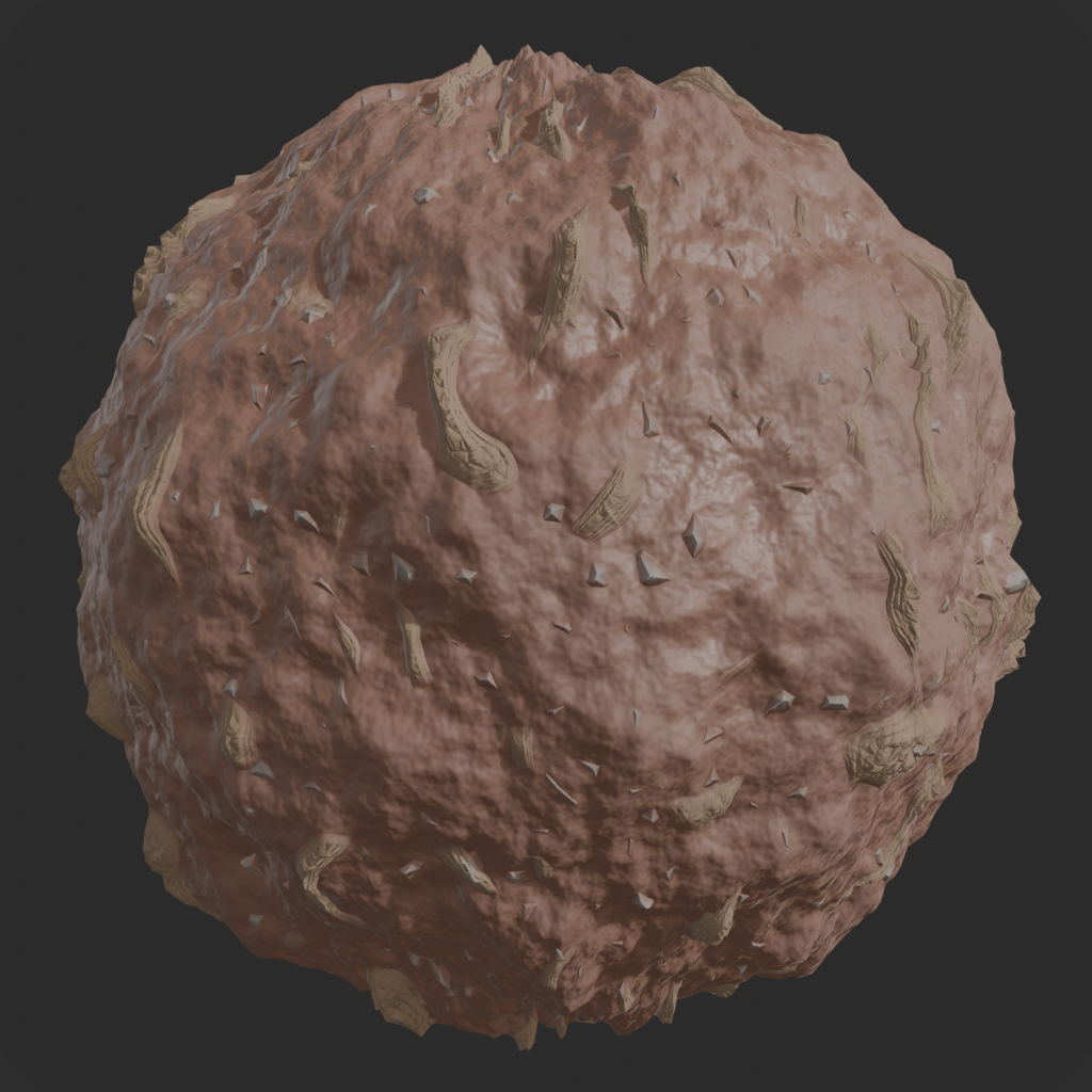 Procedural Ground With Trees Root | FREE ground materials | BlenderKit