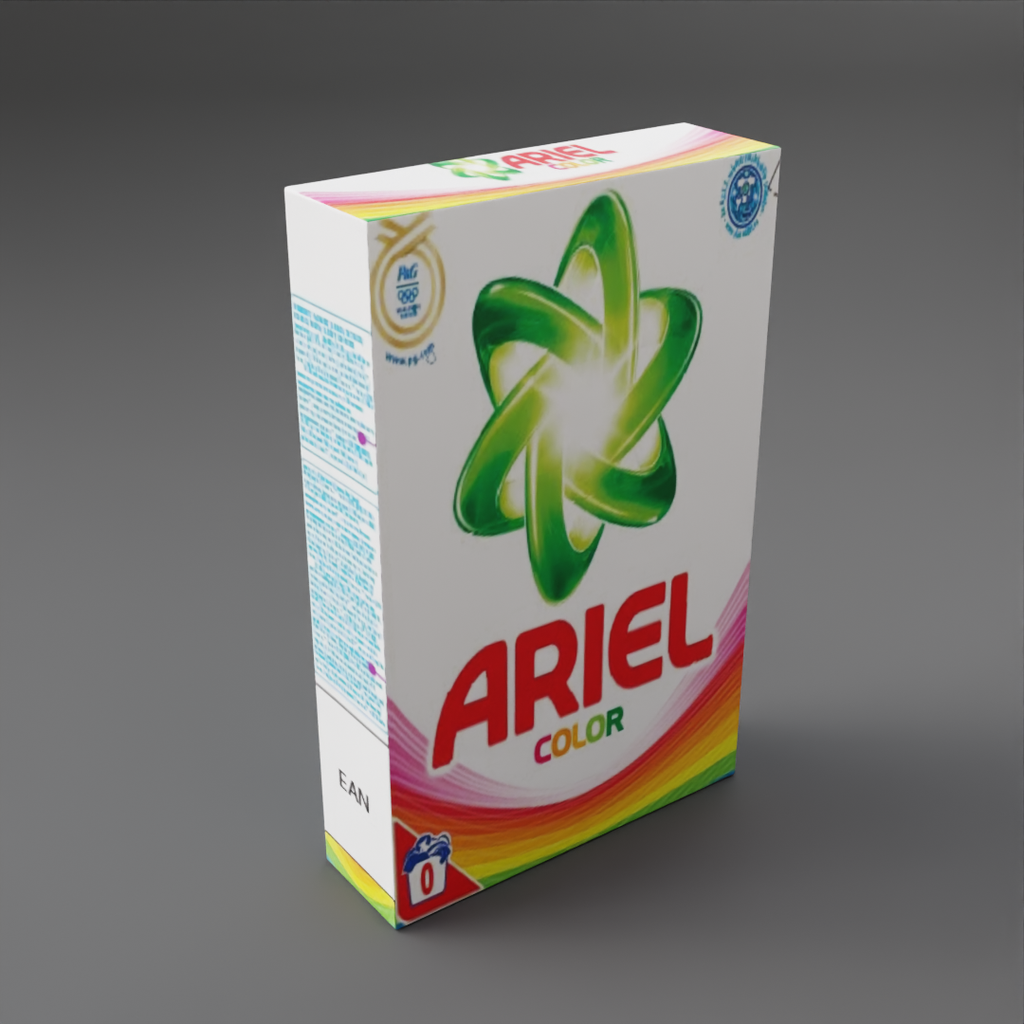 Ariel Color Detergent Box | FREE Interior Decorations models | BlenderKit