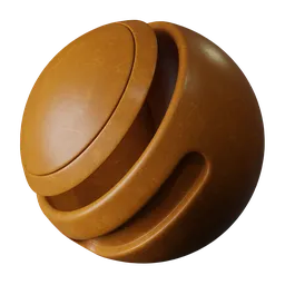 Lightly soiled orange metal | FREE metal materials | BlenderKit