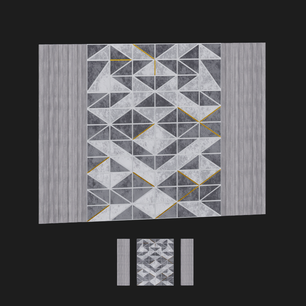 Fluted Wall Panel | FREE 3D Panels models | BlenderKit