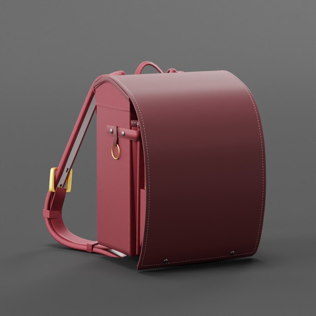 Randsel(school bag) | Bags & Suitcases models | BlenderKit