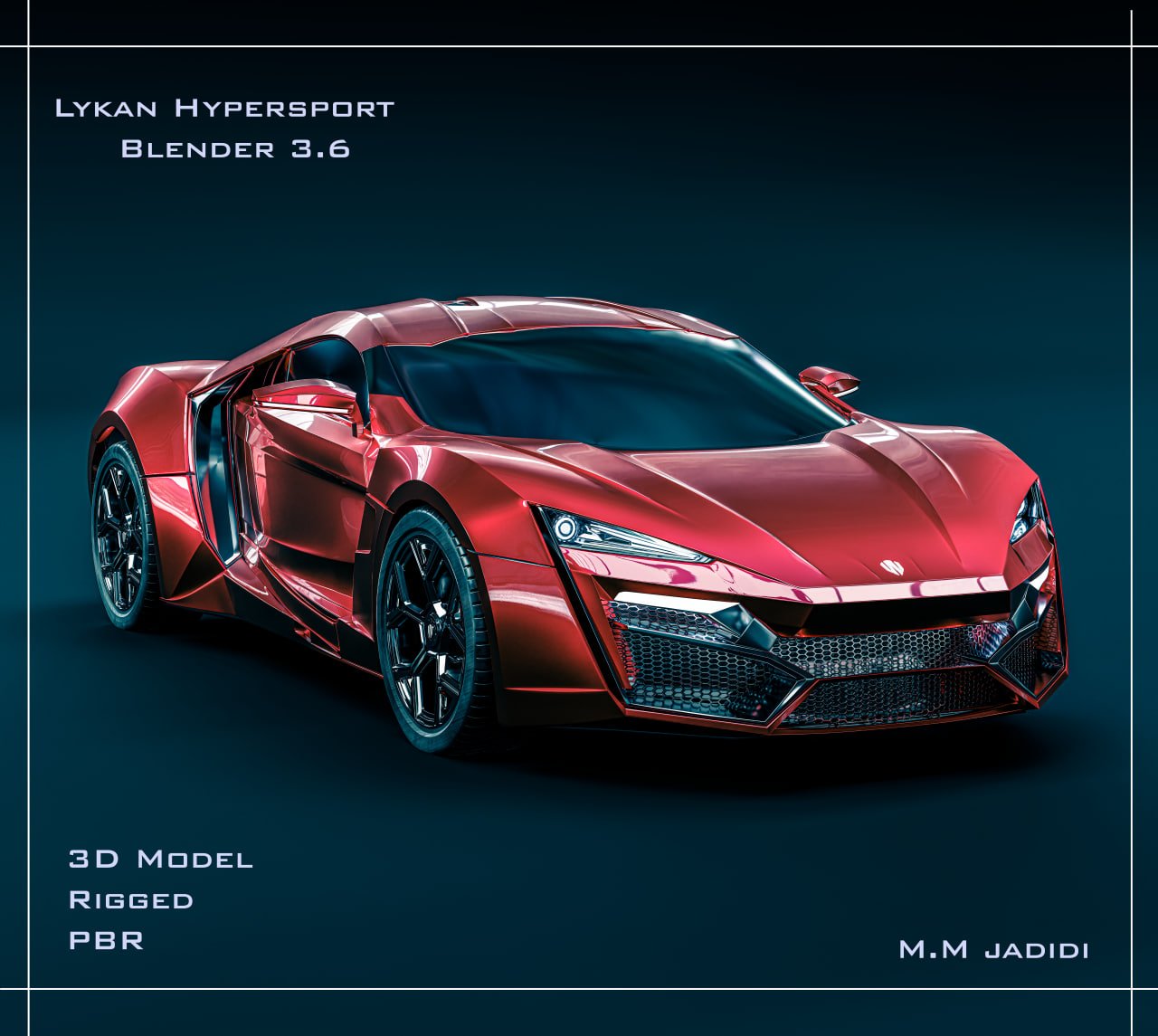 Lyken Hypersport | 3D Standard models | BlenderKit