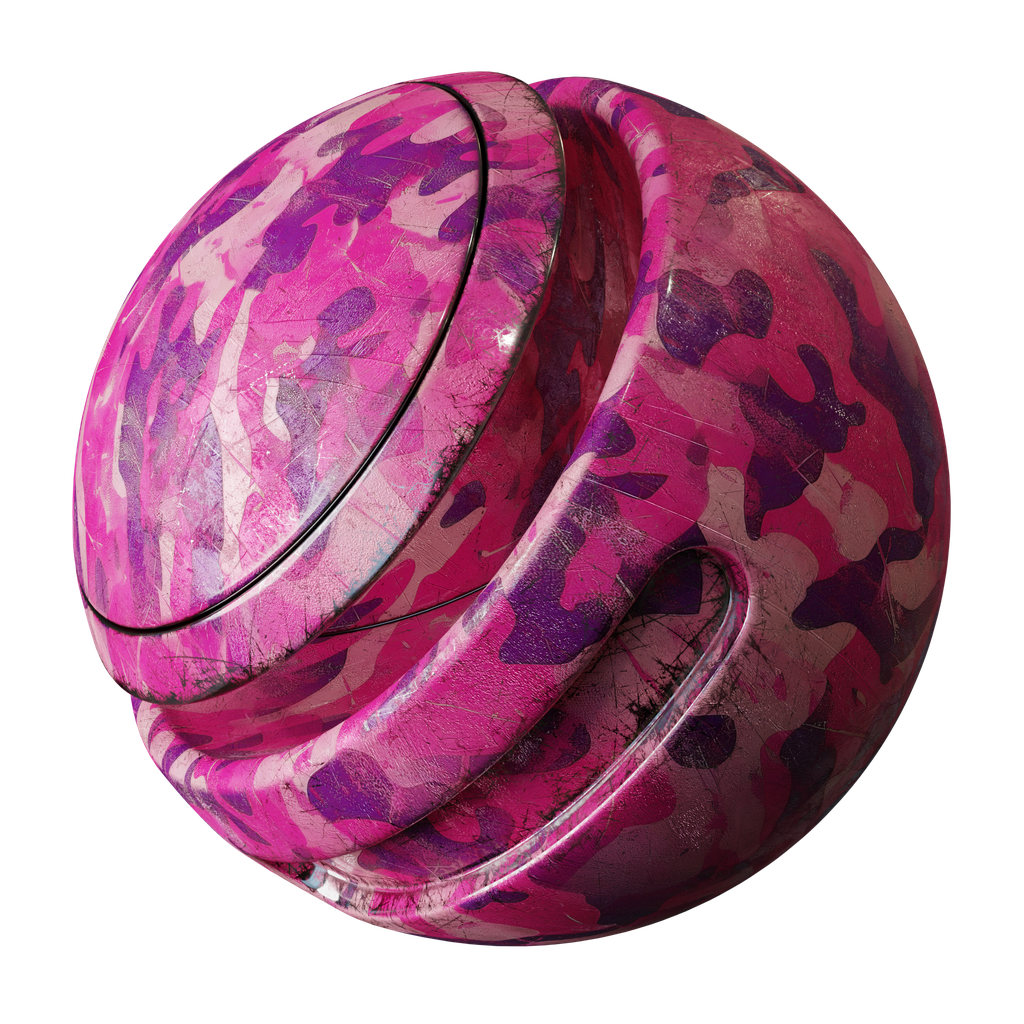 Distressed Neon Pink Camo Smart Material | FREE metal materials ...