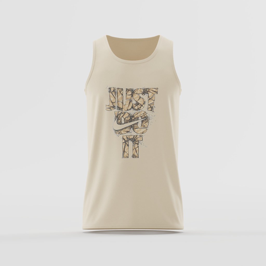 The Breakthrough Graphic Tank | Man Clothing models | BlenderKit