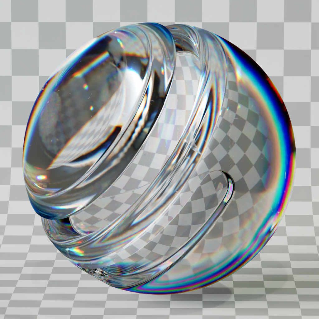 Dispersed Glass | FREE glass materials | BlenderKit