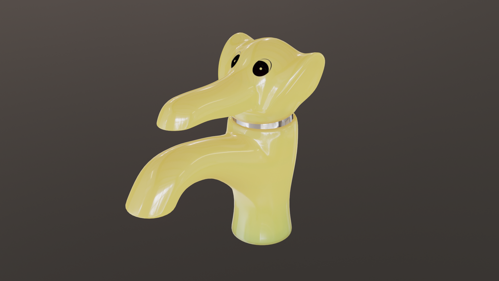Cartoon Water Tap | Kitchen Faucets models | BlenderKit