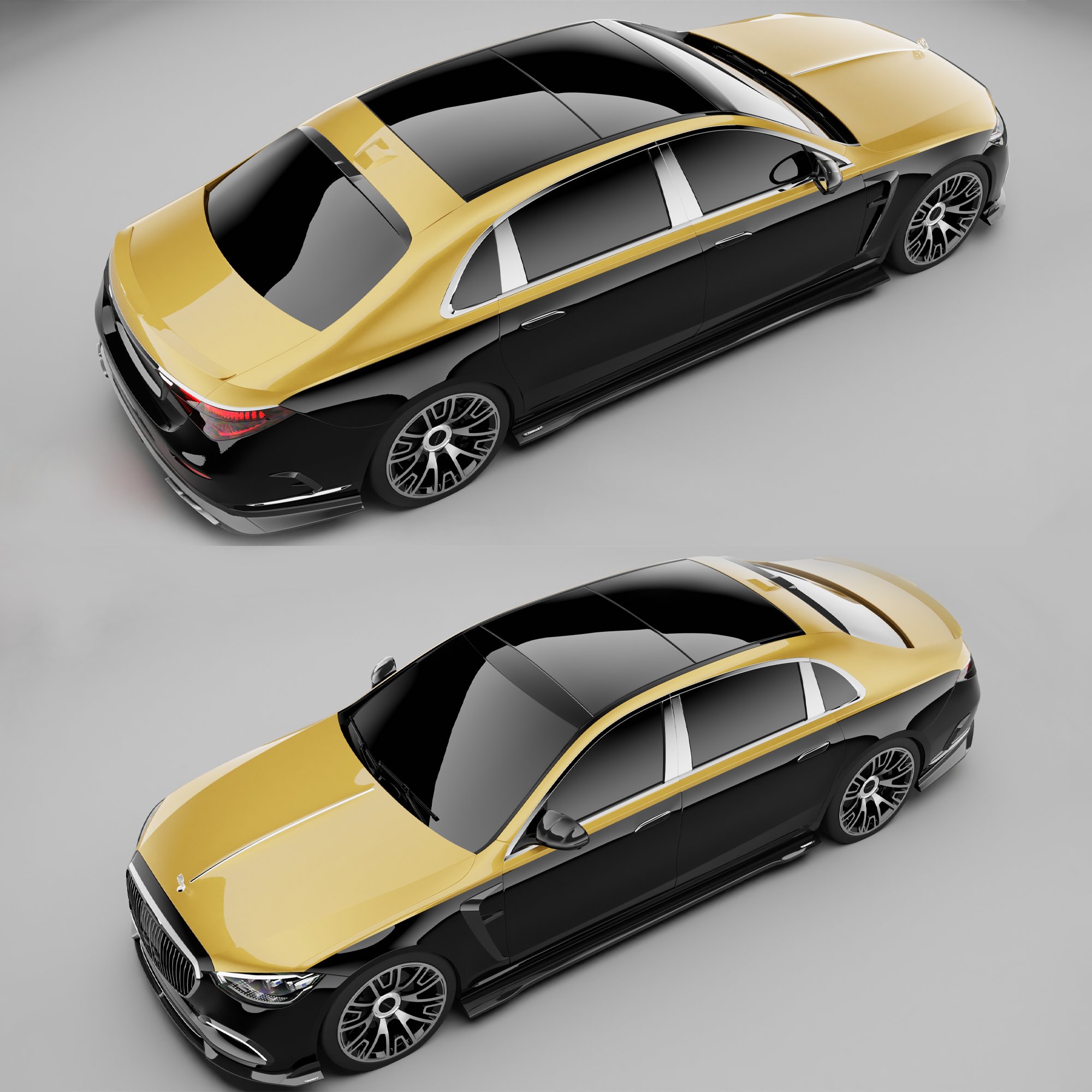 2023 Mansory Maybach S680 | Race Cars models | BlenderKit
