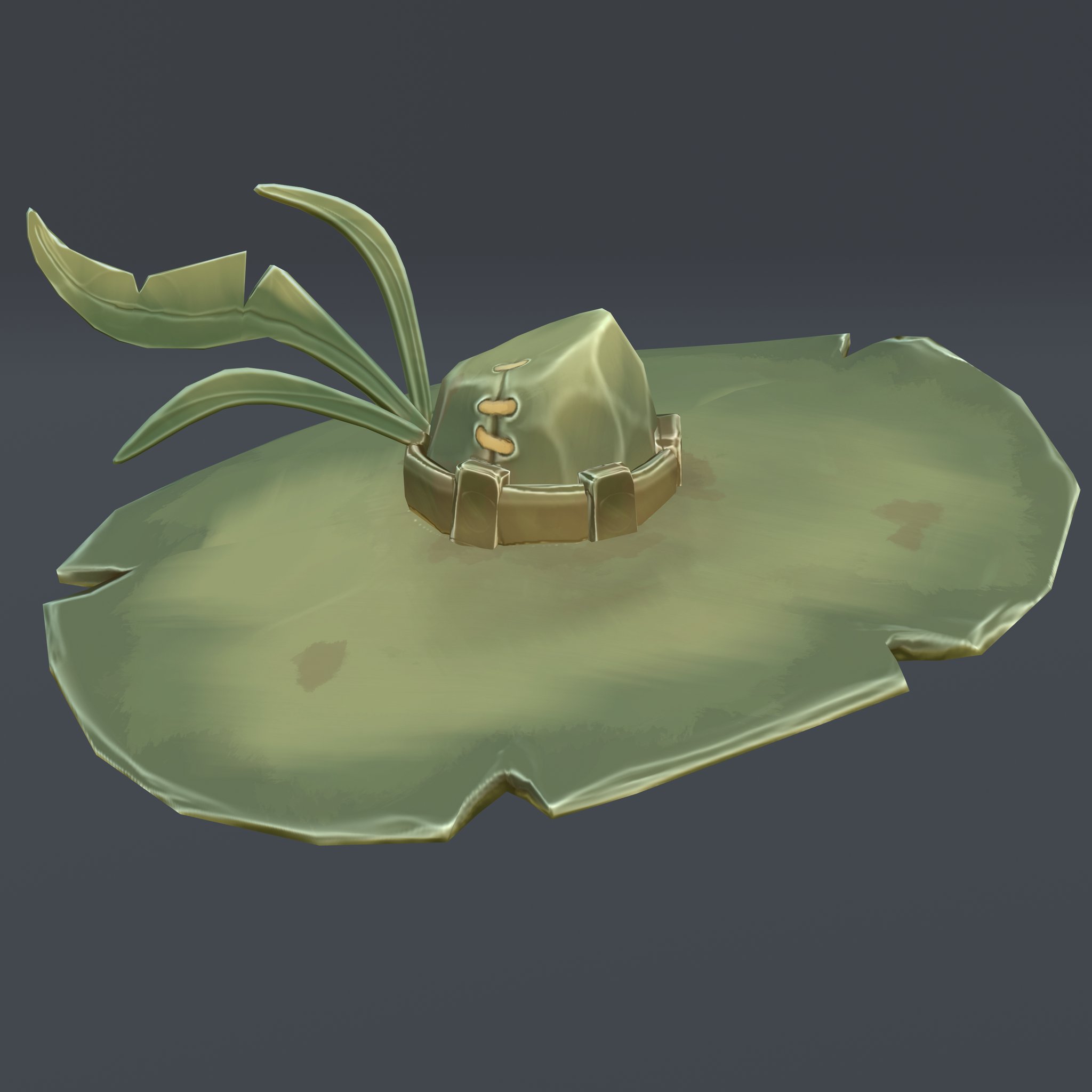 Hand Painted Hat | Headwear models | BlenderKit