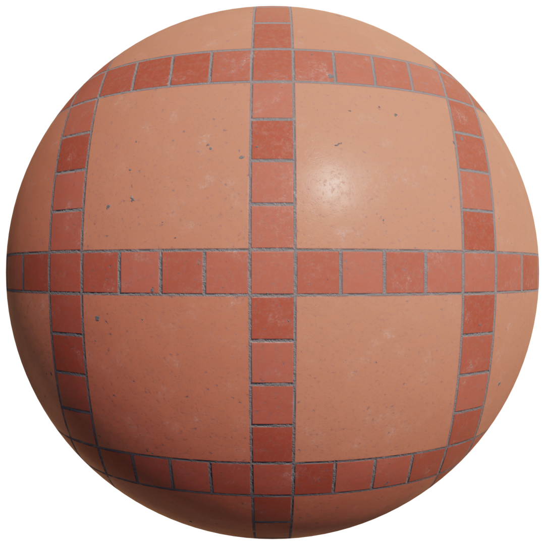Procedural Outdoor tiles | FREE 3D tiles materials | BlenderKit