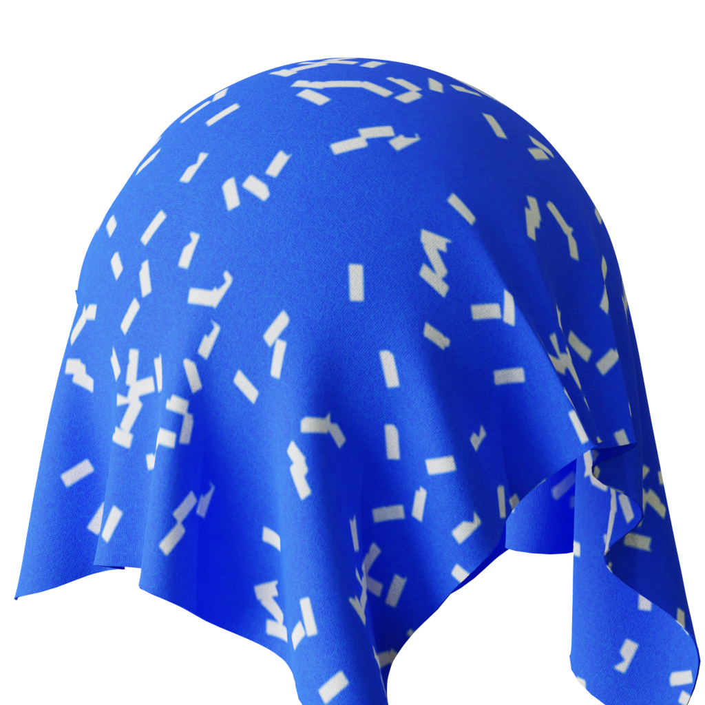 Blue flake fabric | FREE fabric materials | BlenderKit