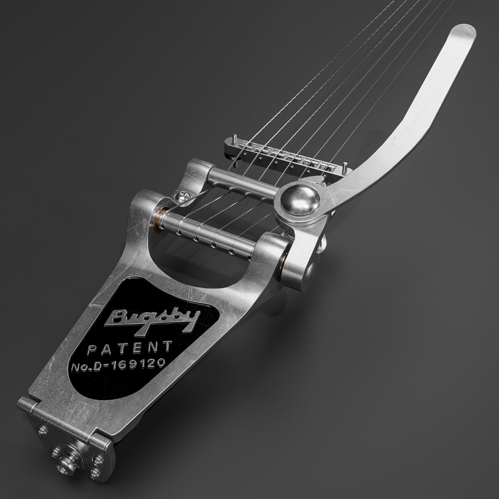 Bigsby B7 Vintage Tremolo Kitbash | FREE Musical Instruments models ...