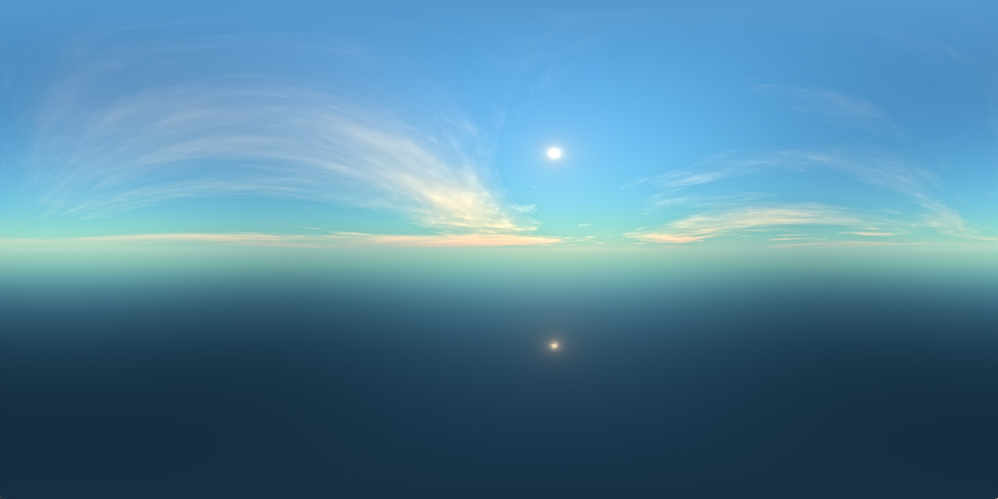 Pure blue sky | Nature HDRis | BlenderKit