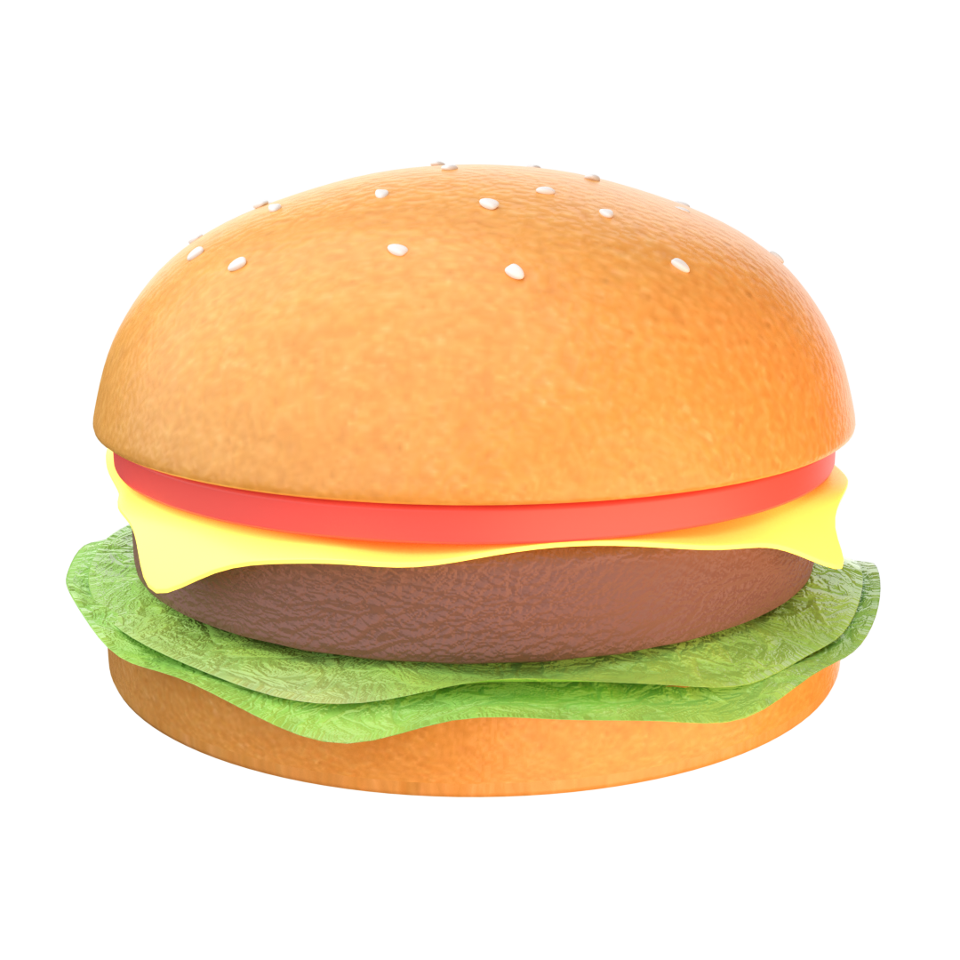 Burger | FREE Food models | BlenderKit