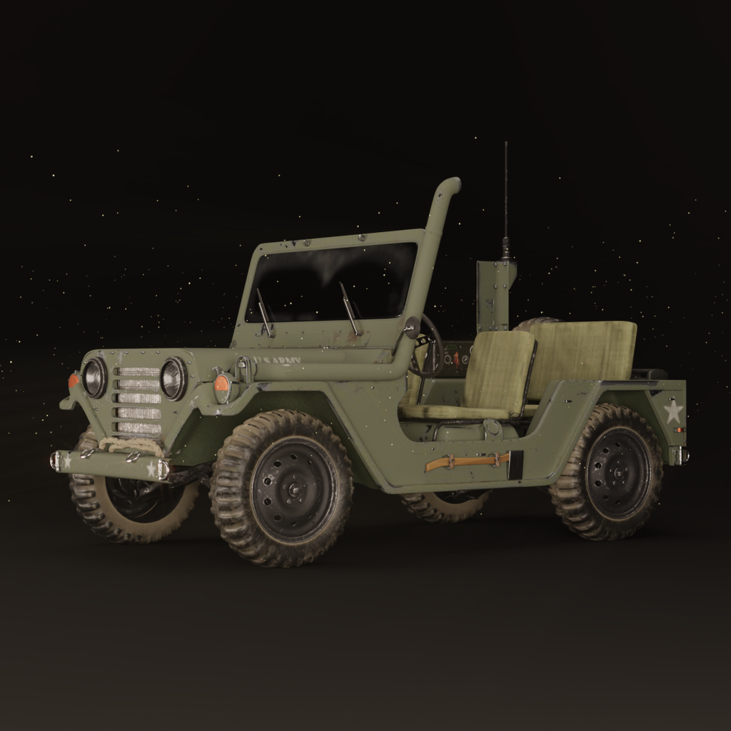 M151 | Military Vehicles models | BlenderKit