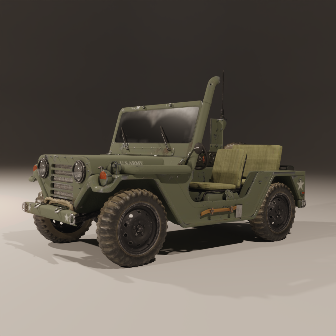 M151 | Cars models | BlenderKit