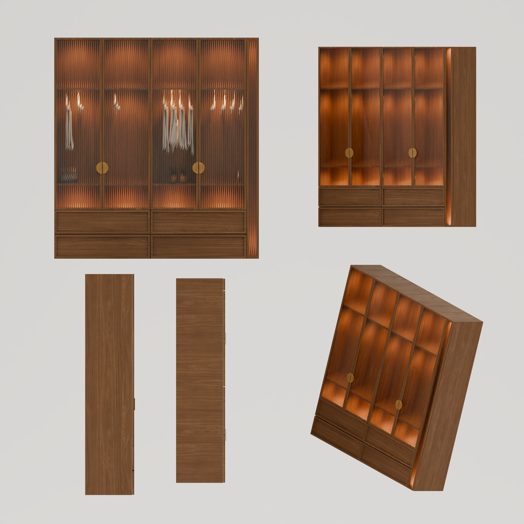 Revit Clothes Rack | Wardrobes models | BlenderKit