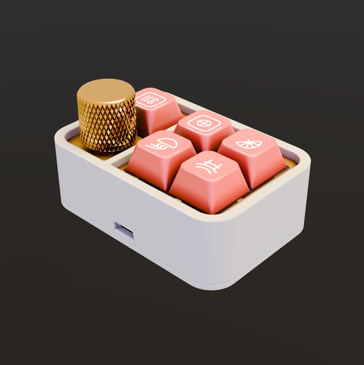 Bento Macropad | Model | Keyboards models | BlenderKit