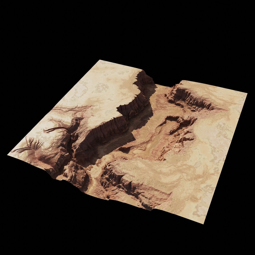 Valley topography | Terrains models | BlenderKit