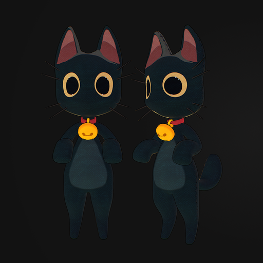 Stylized cat | Animals models | BlenderKit