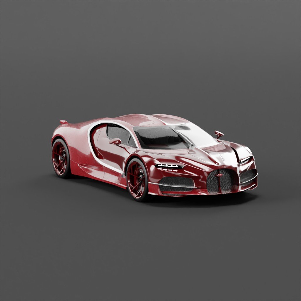 Bugatti Tourbillon Equipe Pur Sang | FREE Luxury Cars models | BlenderKit