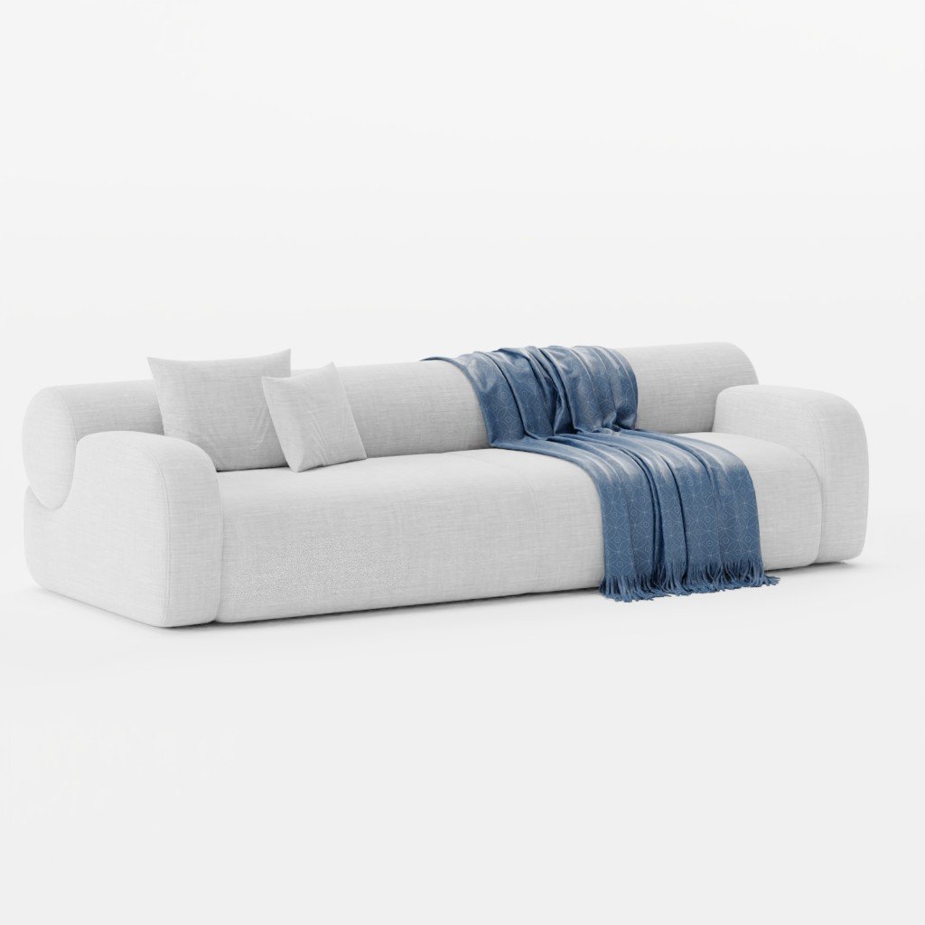 Couch minimalistic | Sofas models | BlenderKit