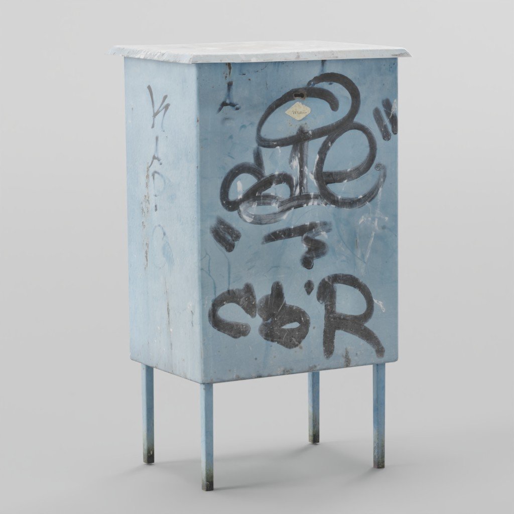 Electric Box | Urban Environment models | BlenderKit