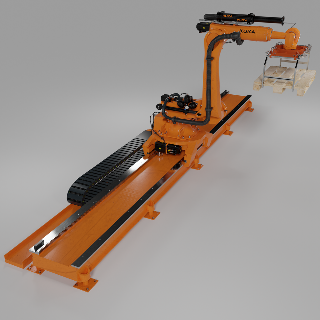 Robot Doosan H2017 | FREE 3D Robotics models | BlenderKit