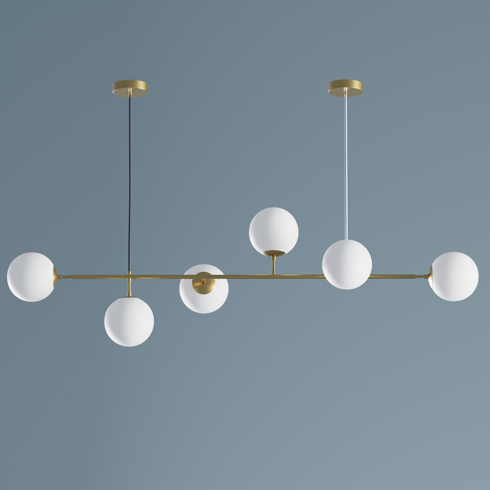 6-Bulb Ceiling Pendant Light | Ceiling Lights models | BlenderKit