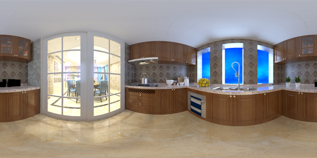 Kitchen | FREE Interiors HDRis | BlenderKit