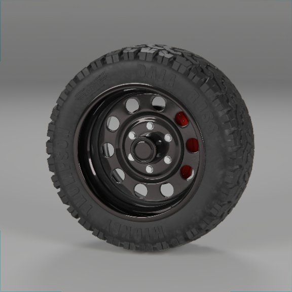 Off-road wheel | FREE Vehicle Parts models | BlenderKit