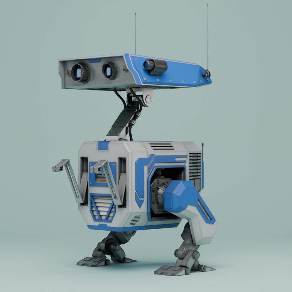 BDX Droid | Robots Characters models | BlenderKit