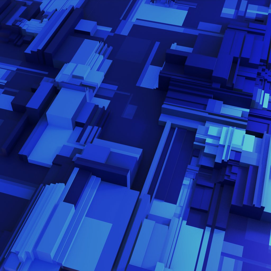 Abstract Recursive Grid Motion | Background scenes | BlenderKit