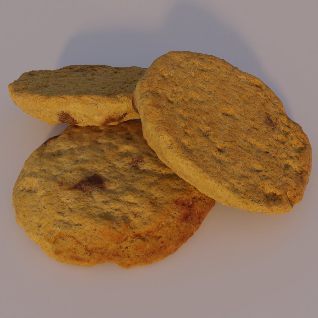 Chock Chip Cookies | FREE Sweets / Desserts models | BlenderKit