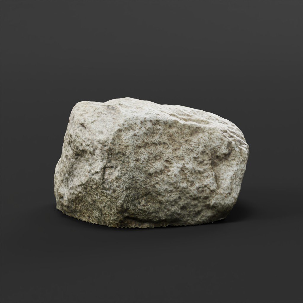 Photoscanned Rock 01 | FREE Environment Elements models | BlenderKit