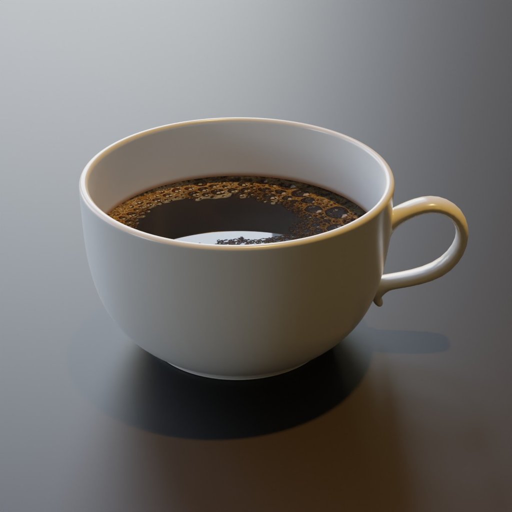 Cup of Coffee | FREE Beverages models | BlenderKit