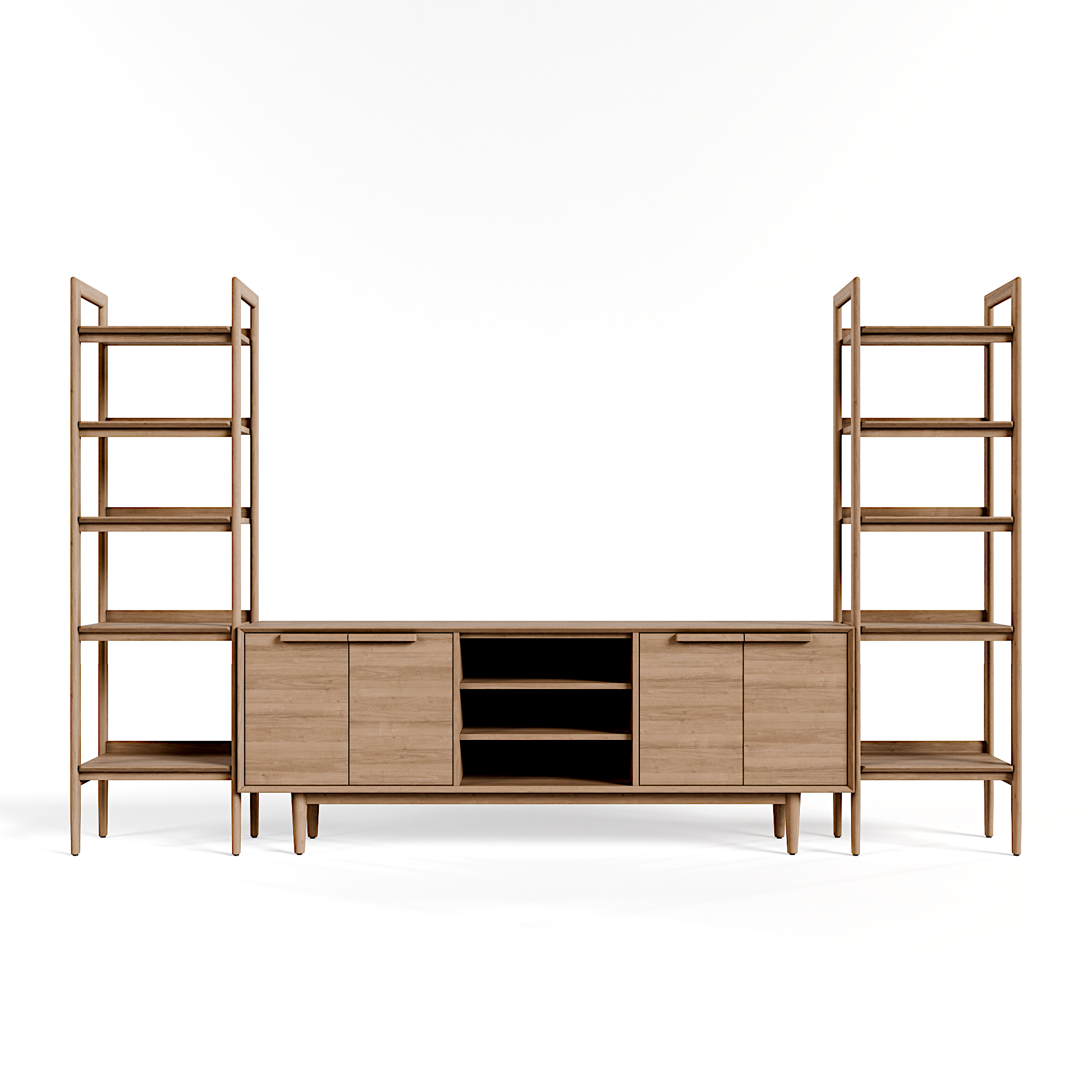 Tate Storage Media Console | Consoles models | BlenderKit