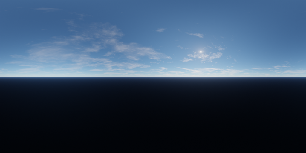 Sunny Blue Sky with Clouds | FREE Nature HDRis | BlenderKit