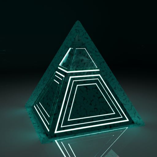 Sci Fi Pyramid | FREE Sci-fi Buildings models | Blendkit