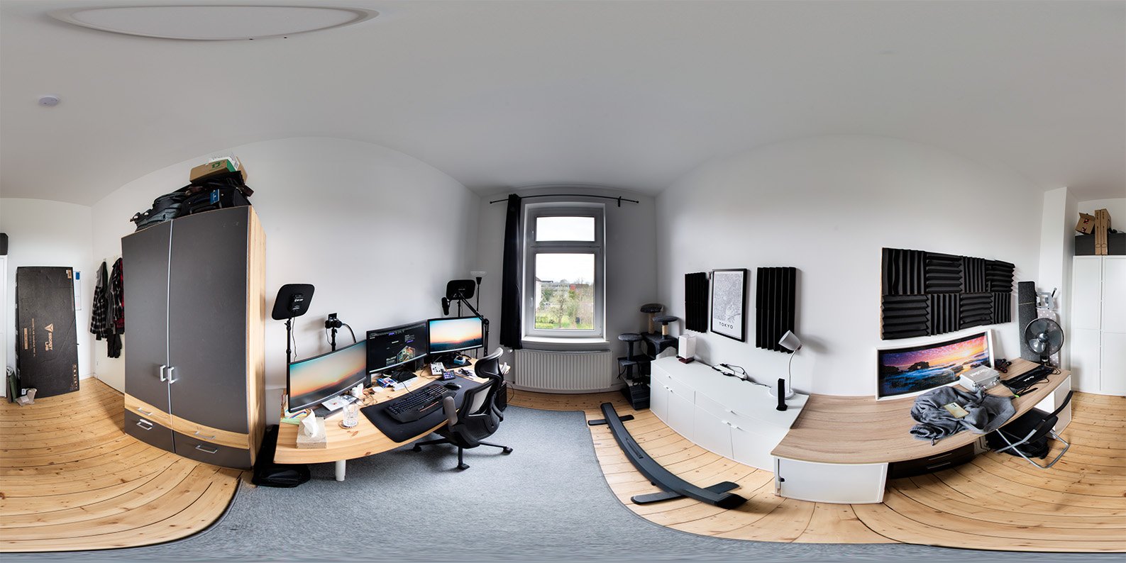 Homeoffice Streaming Room | FREE Interiors HDRis | BlenderKit