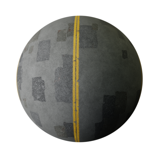 Road 4 | FREE asphalt materials | BlenderKit