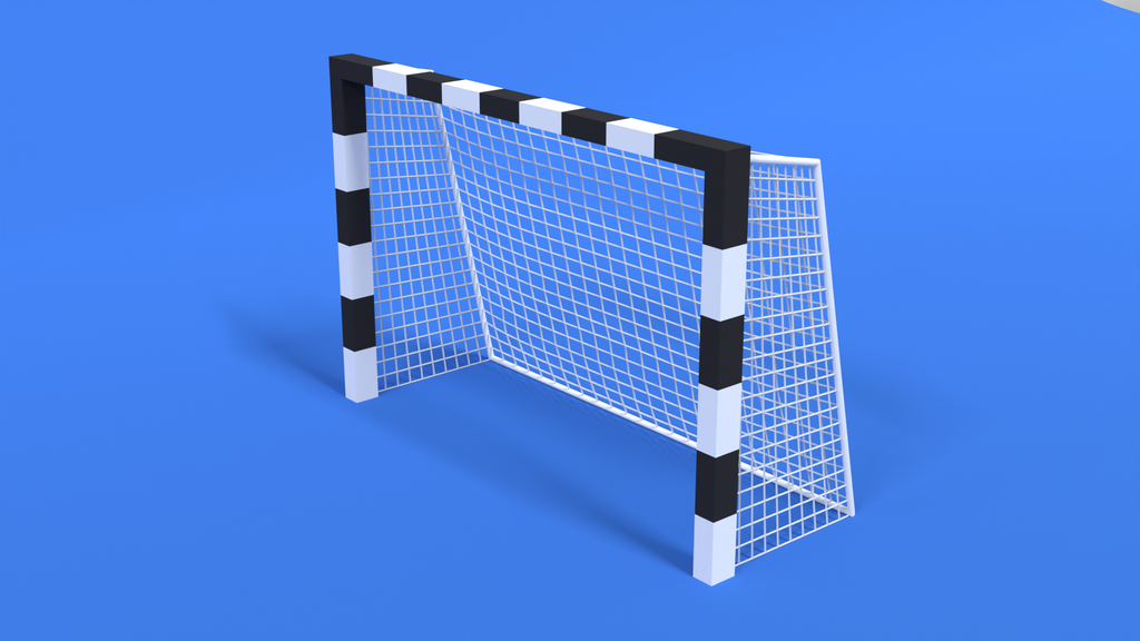 Cartoon Handball Goalpost | Sport models | BlenderKit