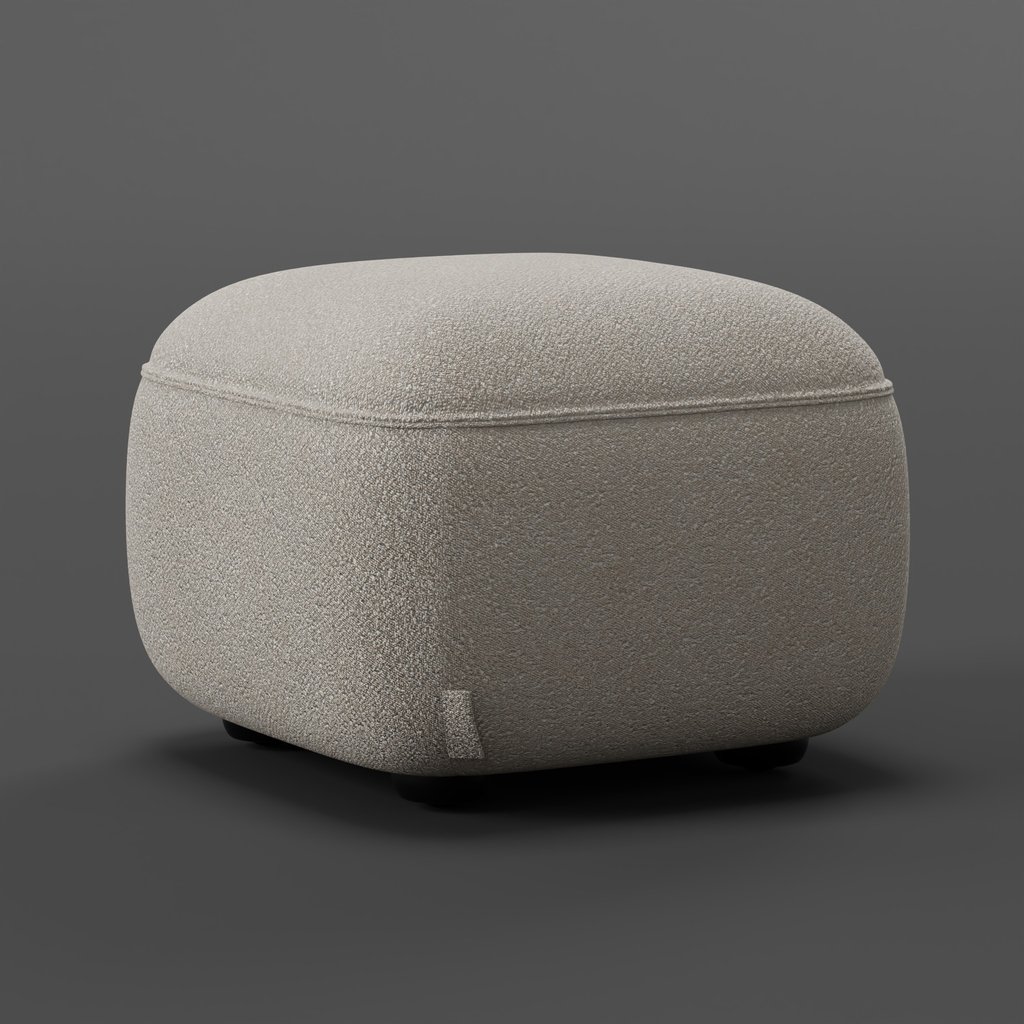 Dantone Home Etvud pouf | Poufs models | BlenderKit