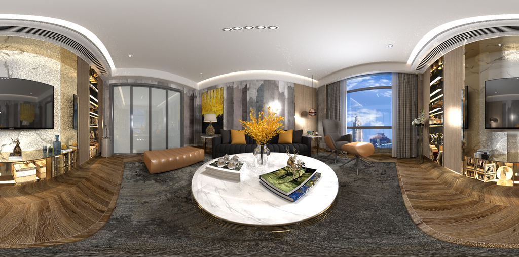 Living room | Interiors HDRis | BlenderKit